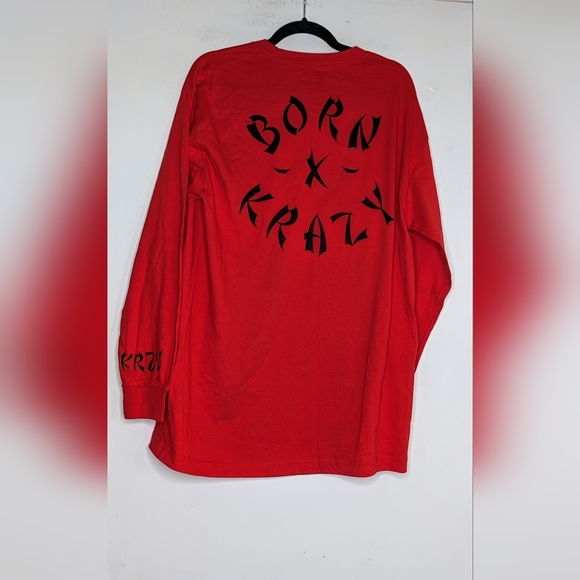 BORN X RAISED | Shirts | Born X Raised Yg 4hunnid Red Born Krazy Red ...